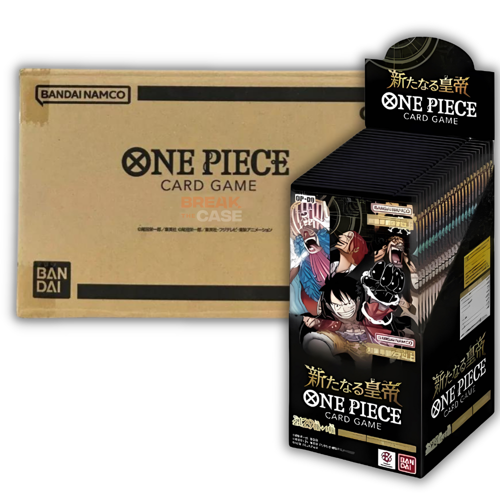 One Piece Card Game - OP09 - The Four new Emperors - Booster Box Case ...